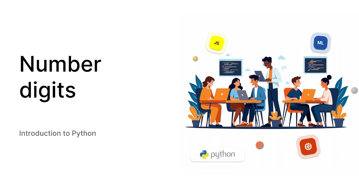 Number digits - Introduction to Python